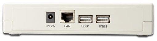 DN-13006-1 Digitus 3 port Fast Ethernet Print Server, 2 x USB 2.0 port ...