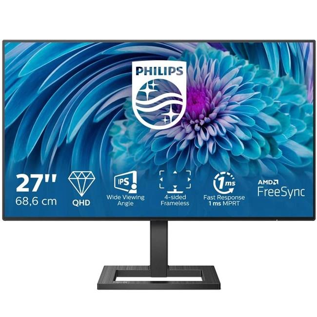 Philips 27" 275E2FAE/00 4Ms Qhd Mm 2Xhdmi Dp Ips