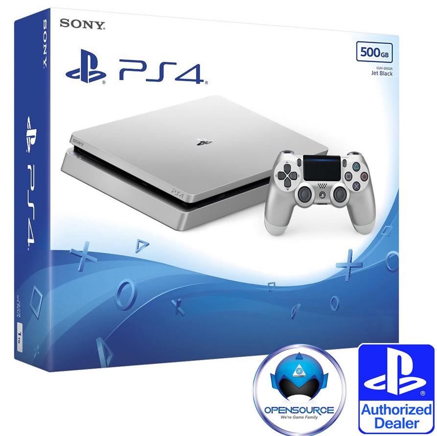 PS4 500GB Silver + DS4 Silver