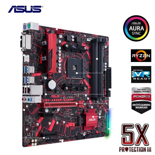 Asus Ex-A320M-Gaming - Amd Ryzen Am4 Ddr4 Anakart