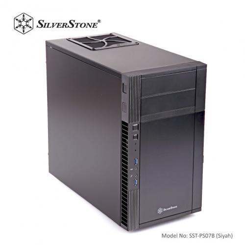 SilverStone Precision PS07 2xFanlı 2xUSB Alüminyum Micro-ATX Kasa